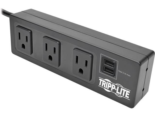 Click here for TRIPP LITE TLP310USBS 3-OUTLET SURGE PROTECTOR STR... prices