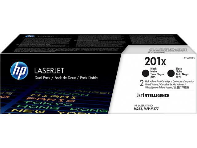 Click here for HP 201X 2-pack High Yield Black Original LaserJet... prices