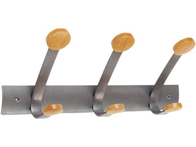 Click here for Wooden Coat Hook  Three Wood Peg Wall Rack  Brown/... prices