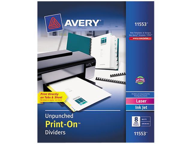 Click here for Avery Customizable Print-On Dividers 8-Tab Letter... prices