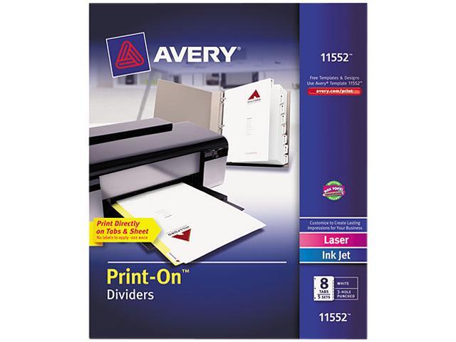 Click here for Avery Customizable Print-on Dividers  8-Tab  Lette... prices