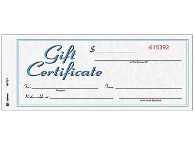 Click here for Adams Gift Certificates w/Envelopes 8 x 3 2/5 Whit... prices