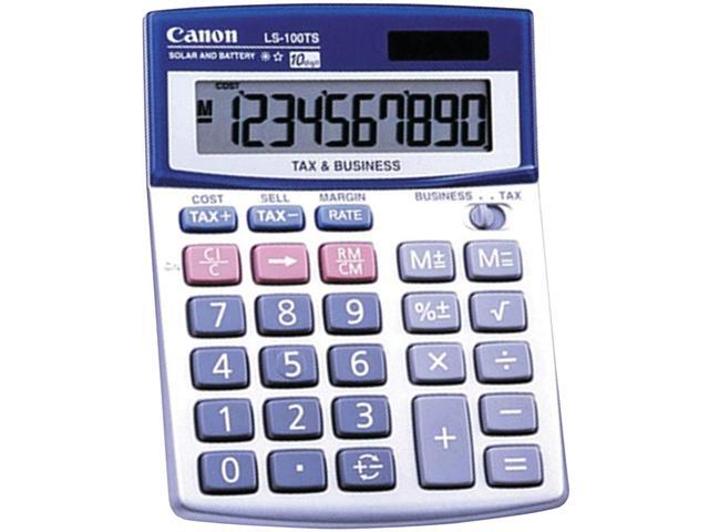 Click here for Canon CNMLS100TS 10-Digit Calculator- Dual Power-... prices