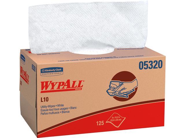 Click here for WypAll L10 Paper Wipers White 125 Wipes/Pack 05320 prices