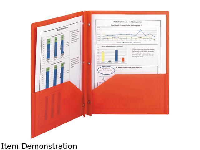 Click here for Smead Poly Two-Pocket Folder W/Fasteners  11 X 8 1... prices