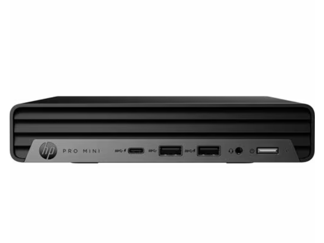 Hp Pro Mini 400 G9 Desktop Mini Pc  Intel Core i5-14500T 1.7GHz  8GB Ram  256GB Ssd  Windows 11 Pro  Jack black - Jack black