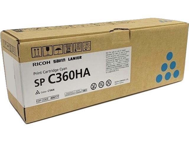 Click here for Ricoh SP C360HA Toner Cartridge Cyan 408177 prices