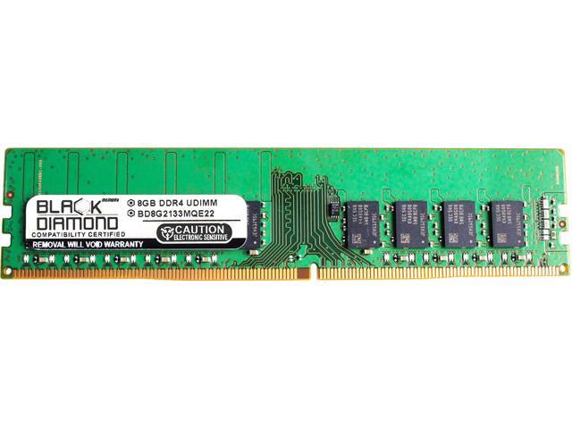 Click here for Black Diamond Memory 8GB ECC Unbuffered DDR4 2133... prices