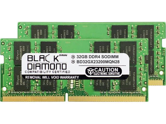 Click here for Black Diamond Memory 64GB (2 x 32GB) 260-Pin DDR4... prices
