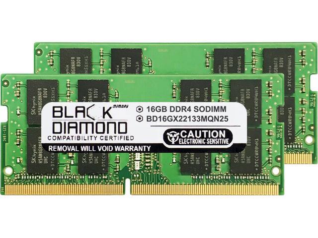 Click here for Black Diamond Memory 32GB (2 x 16GB) 260-Pin DDR4... prices