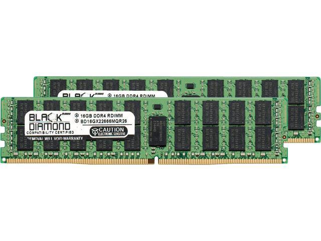 Click here for Black Diamond Memory 32GB (2 x 16GB) ECC Registere... prices