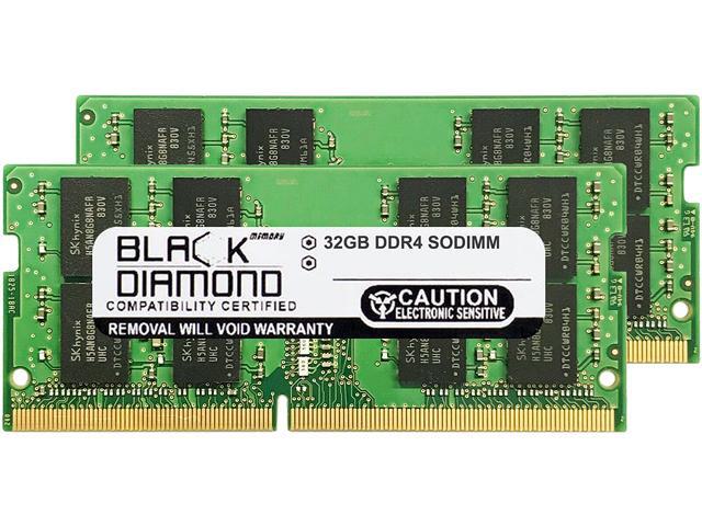 Click here for Black Diamond Memory 64GB (2 x 32GB) 260-Pin DDR4... prices
