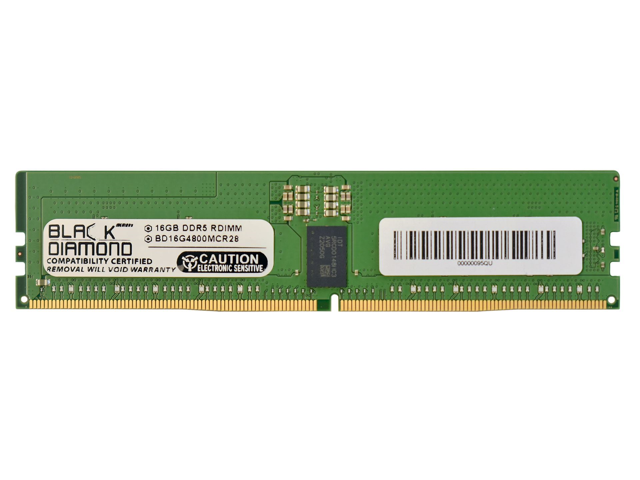 Click here for Black Diamond 16GB (2Rx8) DDR5 4800 ECC REG Memory... prices