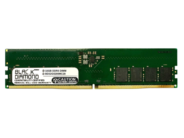 Click here for Black Diamond 32GB (2Rx8) DDR5 5200 Memory BD32G52... prices