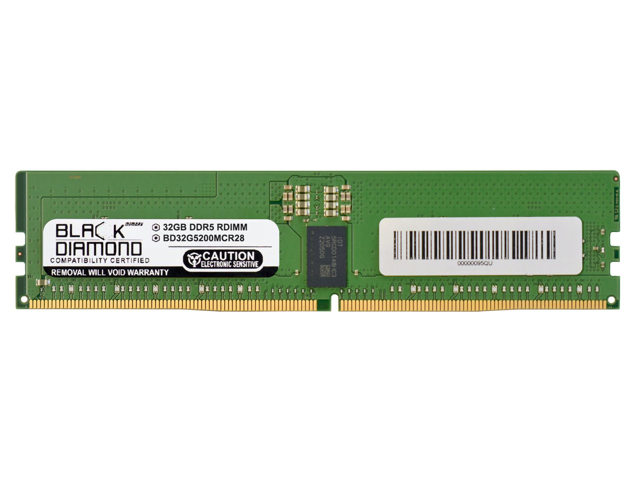 Click here for Black Diamond 32GB (2Rx8) DDR5 5200 ECC REG Memory... prices
