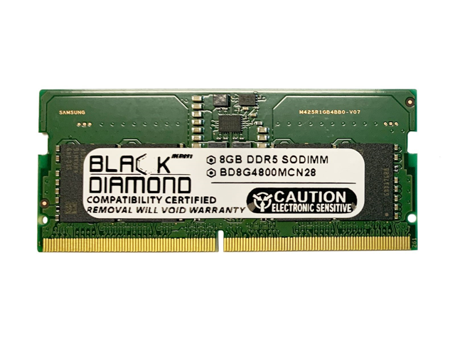 Click here for Black Diamond 8GB DDR5 4800 SODIMM Memory - 262-pi... prices