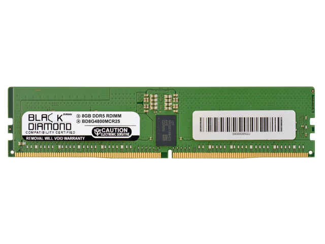 Click here for Black Diamond 8GB (2Rx8) DDR5 4800 ECC REG Memory... prices