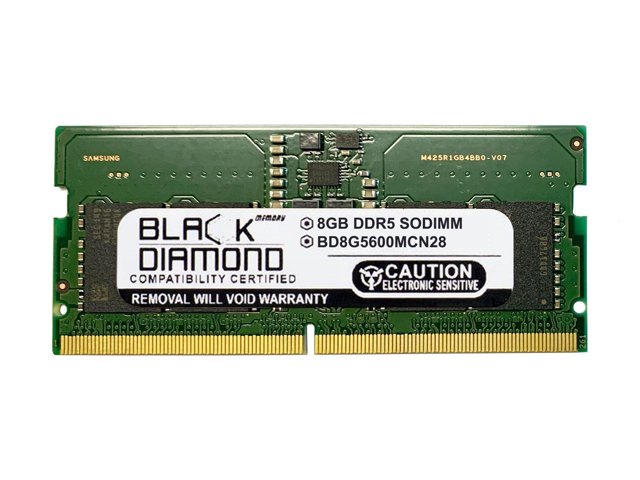 Click here for Black Diamond 8GB DDR5 5600 SODIMM Memory BD8G5600... prices