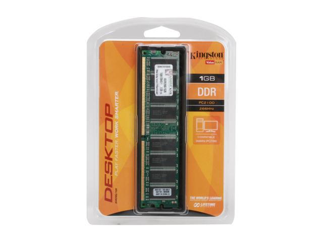 Click here for Kingston ValueRAM 1GB DDR 266 (PC 2100) Desktop Me... prices