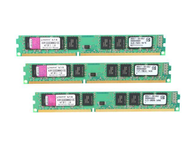 Click here for Kingston 12GB (3 x 4GB) DDR3 1333 (PC3 10600) Desk... prices
