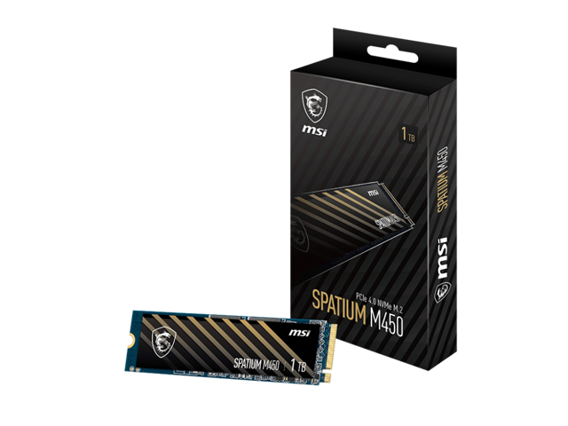 Click here for MSI SPATIUM Series M450 M.2 2280 1TB PCI-Express 4... prices