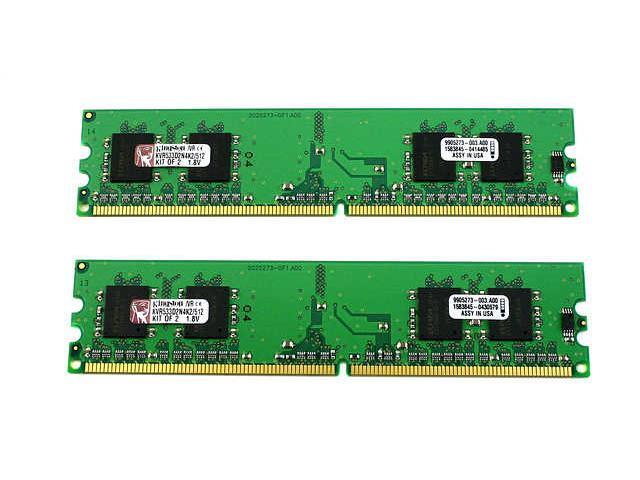 Click here for Kingston ValueRAM 512MB (2 x 256MB) DDR2 533 (PC2... prices
