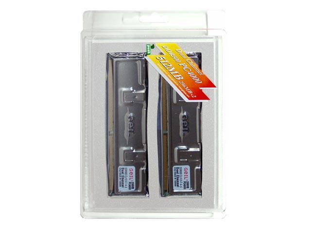 Click here for GeIL Platinum 512MB (2 x 256MB) DDR 500 (PC 4000)... prices