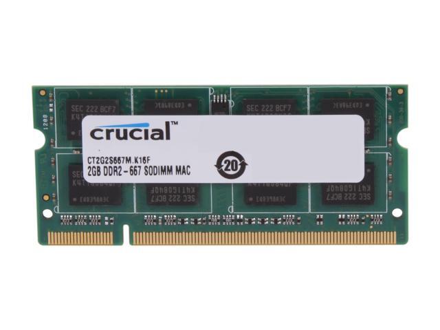 Click here for Crucial 2GB 200-Pin DDR2 SO-DIMM DDR2 667 (PC2 530... prices