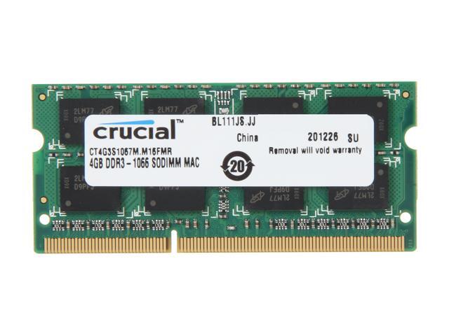 Click here for Crucial 4GB 204-Pin DDR3 SO-DIMM DDR3 1066 (PC3 85... prices