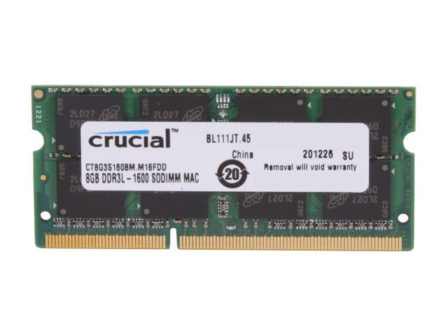 Click here for Crucial 8GB 204-Pin DDR3 SO-DIMM DDR3 1600 (PC3 12... prices