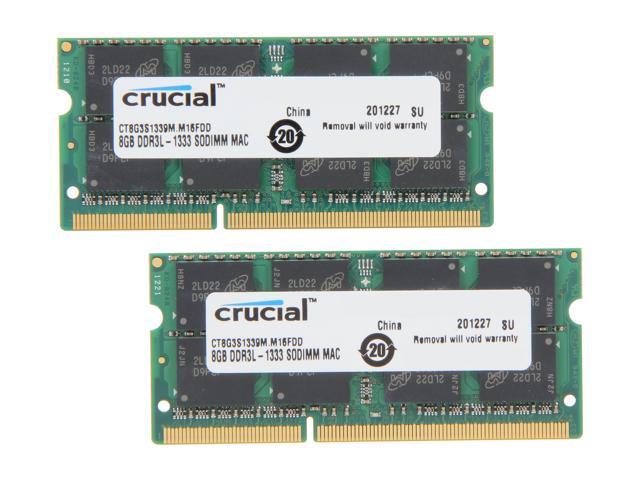 Click here for Crucial 16GB (2 x 8GB) 204-Pin DDR3 SO-DIMM DDR3 1... prices