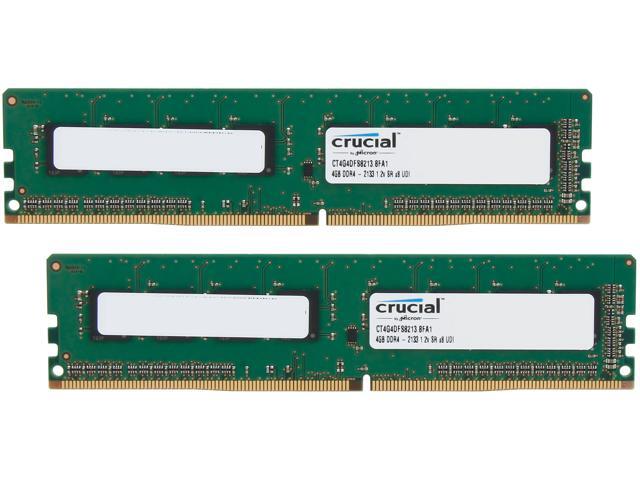 Click here for Crucial 8GB (2 x 4GB) DDR4 2133 (PC4 17000) Deskto... prices