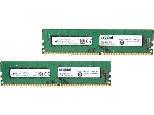 Click here for Crucial 16GB (2 x 8GB) DDR4 2133 (PC4 17000) Deskt... prices