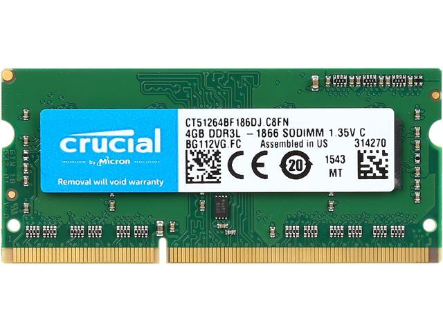 Click here for Crucial 4GB 204-Pin DDR3 SO-DIMM DDR3L 1866 (PC3L... prices