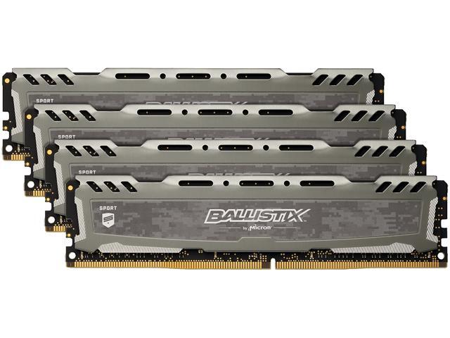 Click here for Ballistix Sport LT 16GB (4 x 4GB) DDR4 2400 (PC4 1... prices