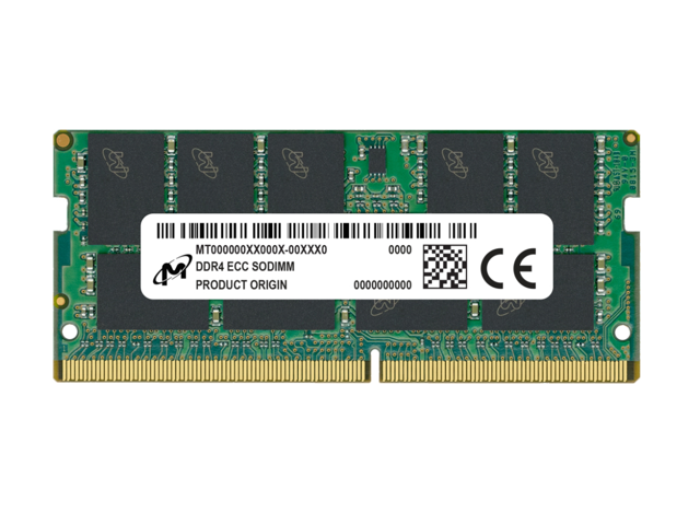 Click here for Micron 32GB DDR4 3200 260-Pin ECC SODIMM Memory prices