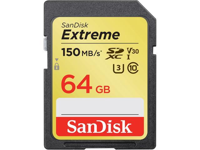 Click here for SanDisk 64GB Extreme SDXC UHS-I/U3 Class 10 V30 Me... prices