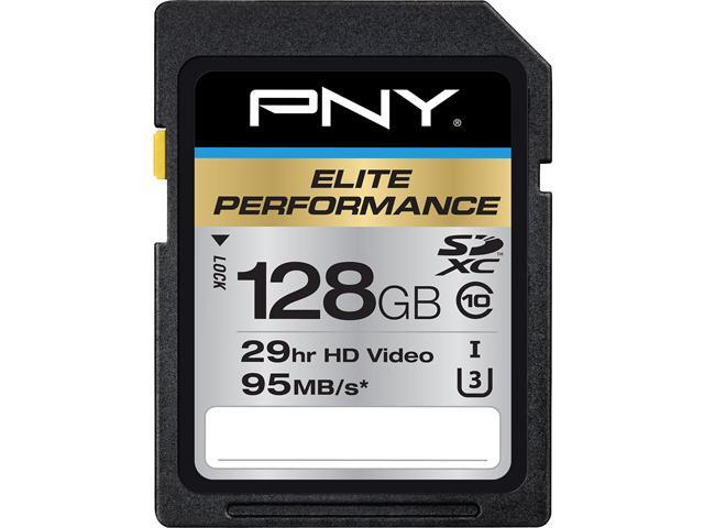 Click here for PNY 128GB Elite Performance SDXC UHS-I/U3 Class 10... prices