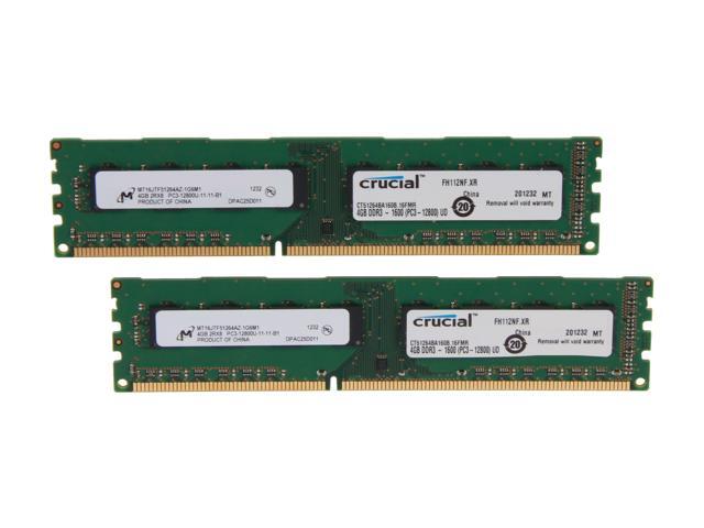 Click here for Crucial 8GB (2 x 4GB) 240-Pin DDR3 SDRAM DDR3 1600... prices