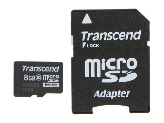 Click here for Transcend 8GB microSDHC Flash Card Model TS8GUSDHC... prices