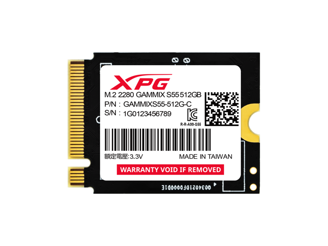 Click here for XPG GAMMIX S55 M.2 2230 512GB PCI-Express 4.0 x4 3... prices