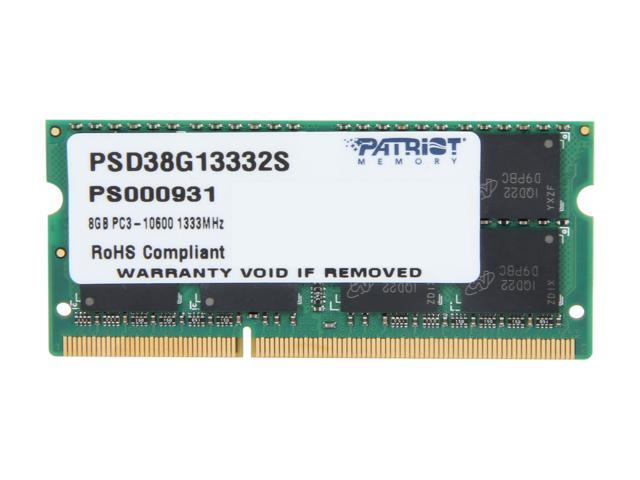 Click here for Patriot Signature 8GB 204-Pin DDR3 SO-DIMM DDR3 13... prices