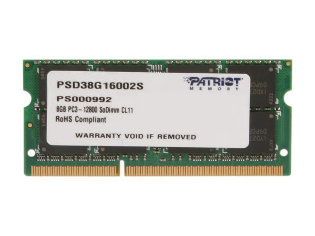 Click here for Patriot Signature 8GB 204-Pin DDR3 SO-DIMM DDR3 16... prices