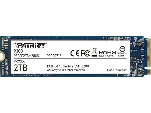 Click here for Patriot P300 M.2 2280 2TB PCIe Gen3 x4  NVMe 1.3 I... prices