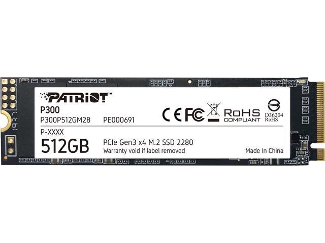 Click here for Patriot P300 M.2 2280 512GB PCIe Gen3 x4  NVMe 1.3... prices