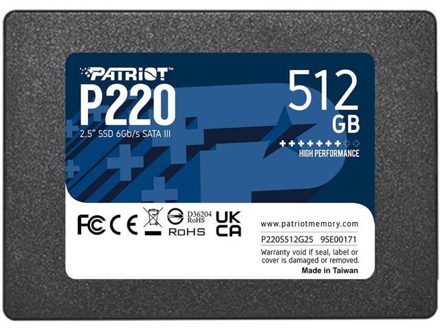 Click here for Patriot Memory P220 2.5 512GB SATA III TLC Interna... prices