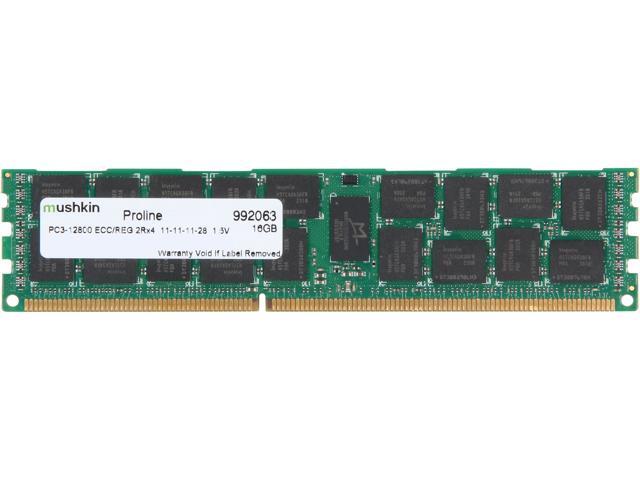 Click here for Mushkin Enhanced PROLINE 16GB ECC Registered DDR3... prices