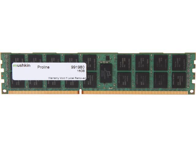 Click here for Mushkin Enhanced PROLINE 16GB ECC Registered DDR3... prices