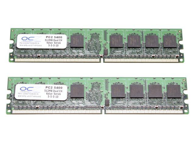 Click here for OCZ Value Series 1GB (2 x 512MB) DDR2 667 (PC2 540... prices