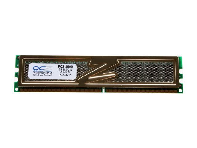 Click here for OCZ Gold 1GB DDR2 1000 (PC2 8000) Desktop Memory M... prices